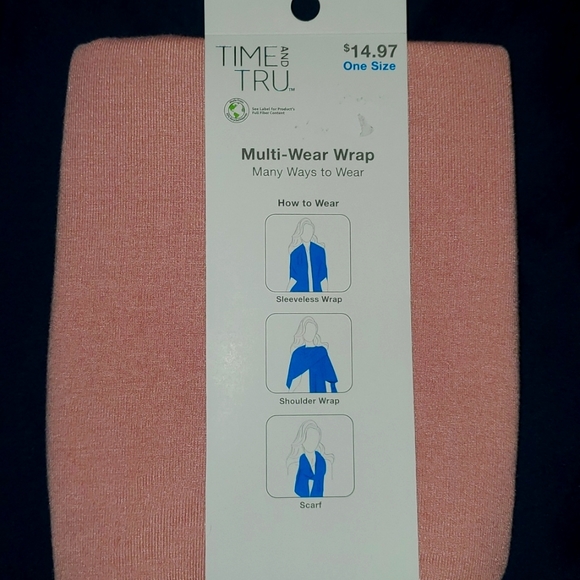 Time and Tru | Accessories | Time And Tru Multiwear Wrap | Poshmark